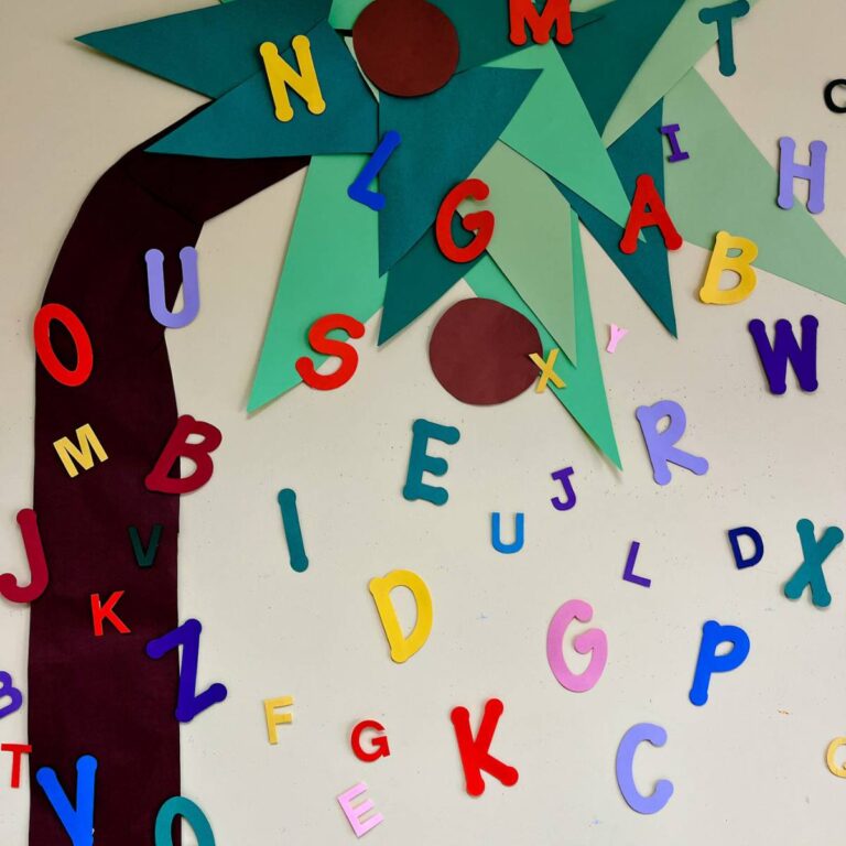 Easy fun with letters using Chicka Chicka Boom Boom