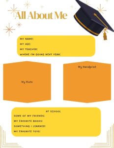 10 Free All About Me Poster for Toddlers and Preschoolers