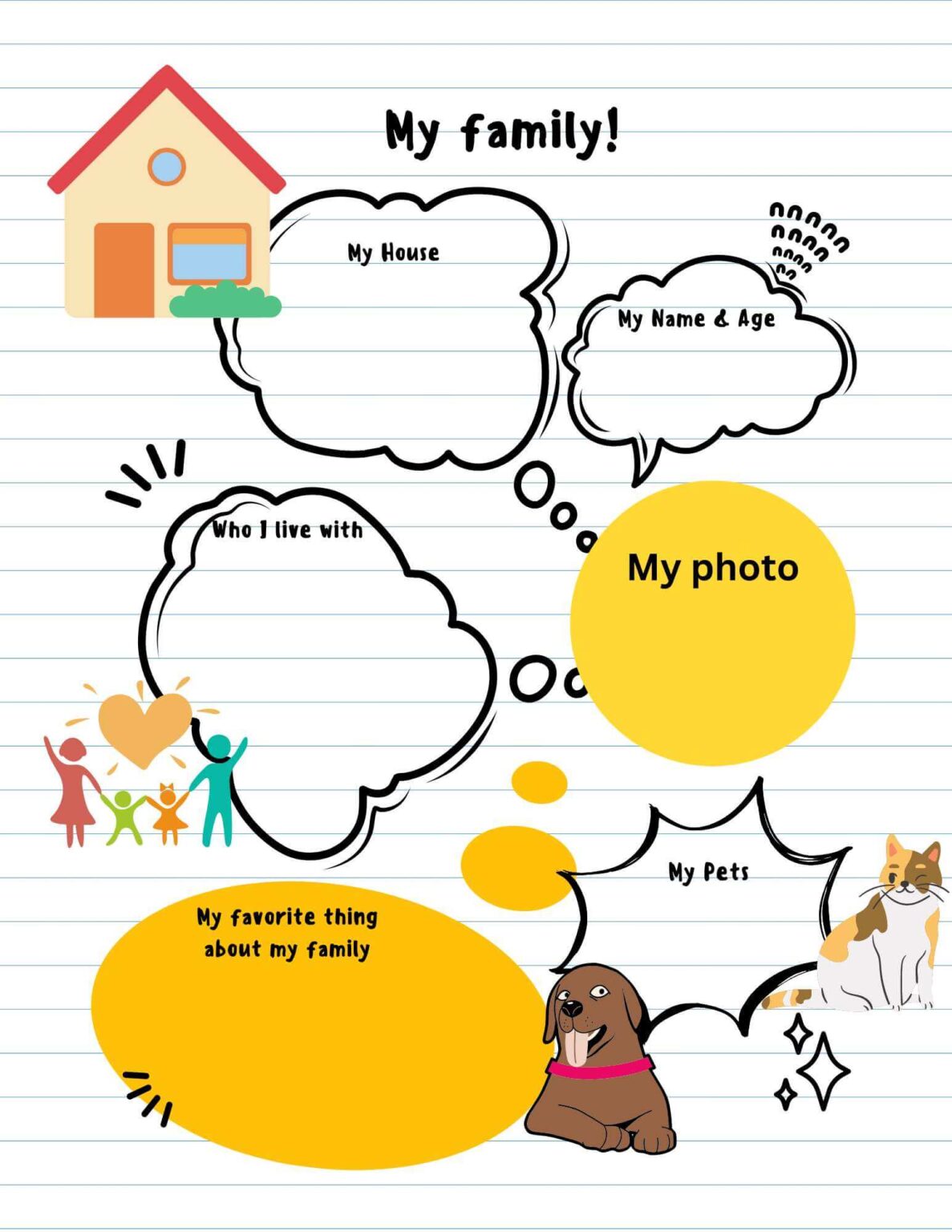 10 Free All About Me Poster for Toddlers and Preschoolers