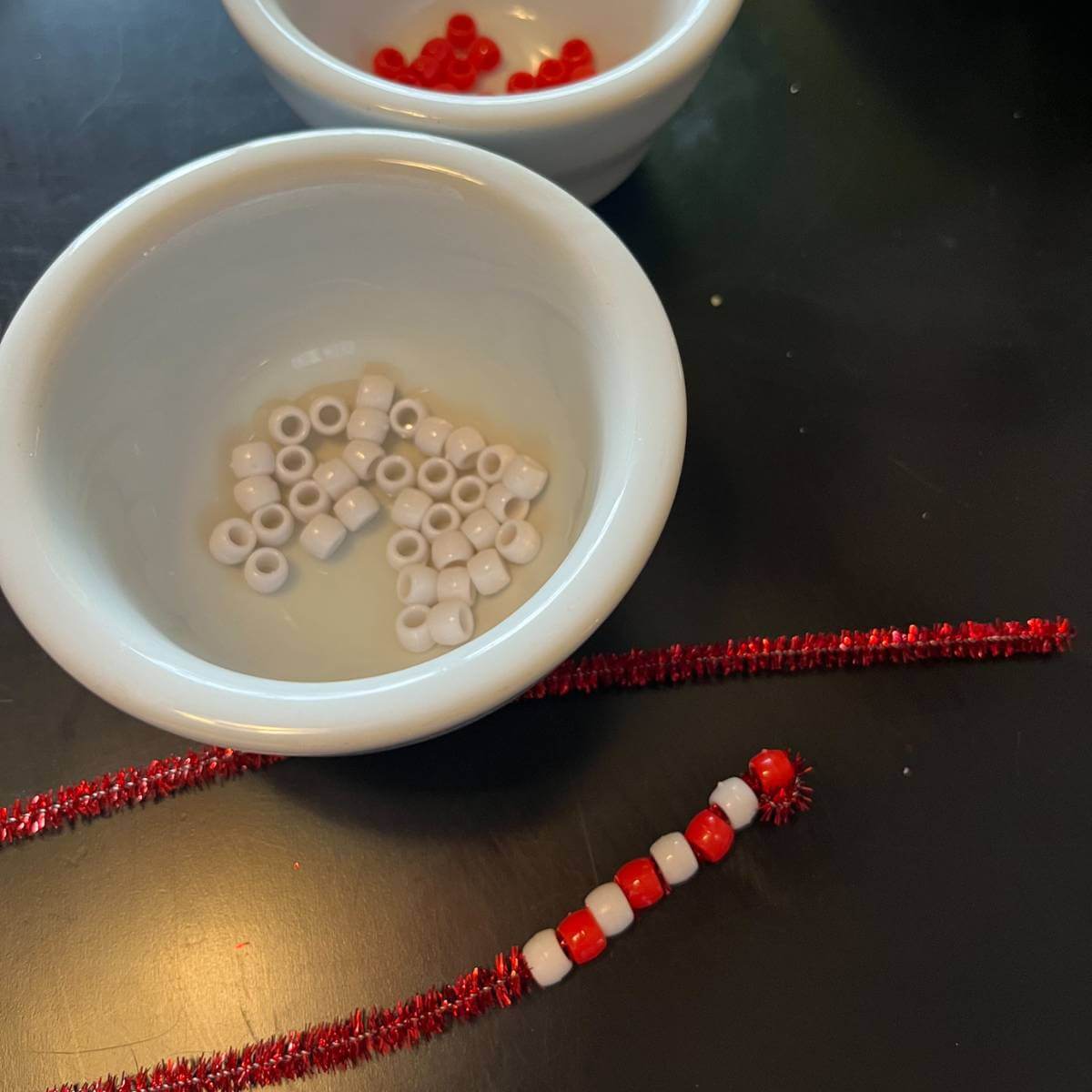 Easy Christmas Candy Cane Activity for Fine Motor Skills