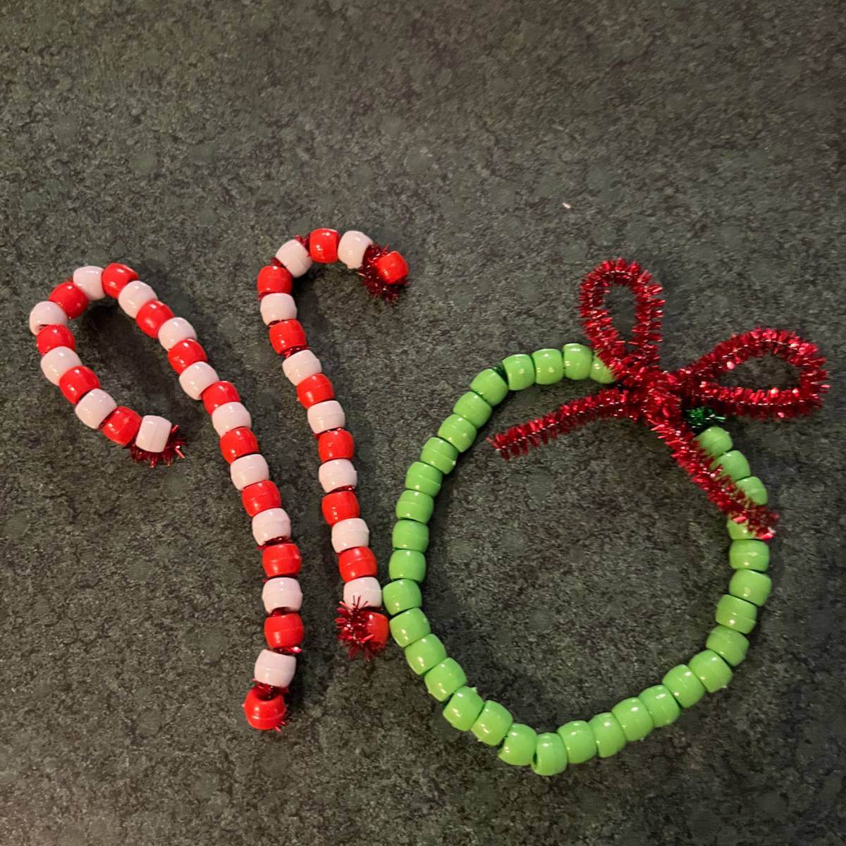 Easy Christmas Candy Cane Activity for Fine Motor Skills