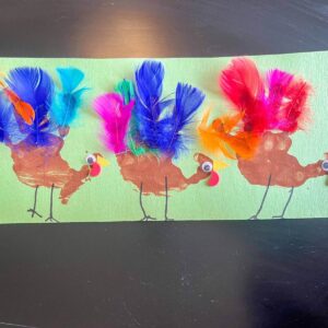 Easy Thanksgiving Turkey Handprint Painting for Kids