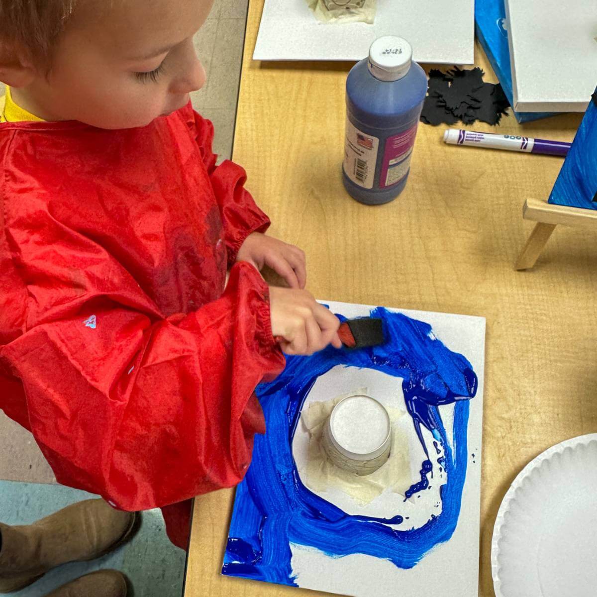 Cute Christmas Nativity Craft for Young Kids
