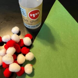 Easy Pom Pom Christmas Tree Craft for Young Kids