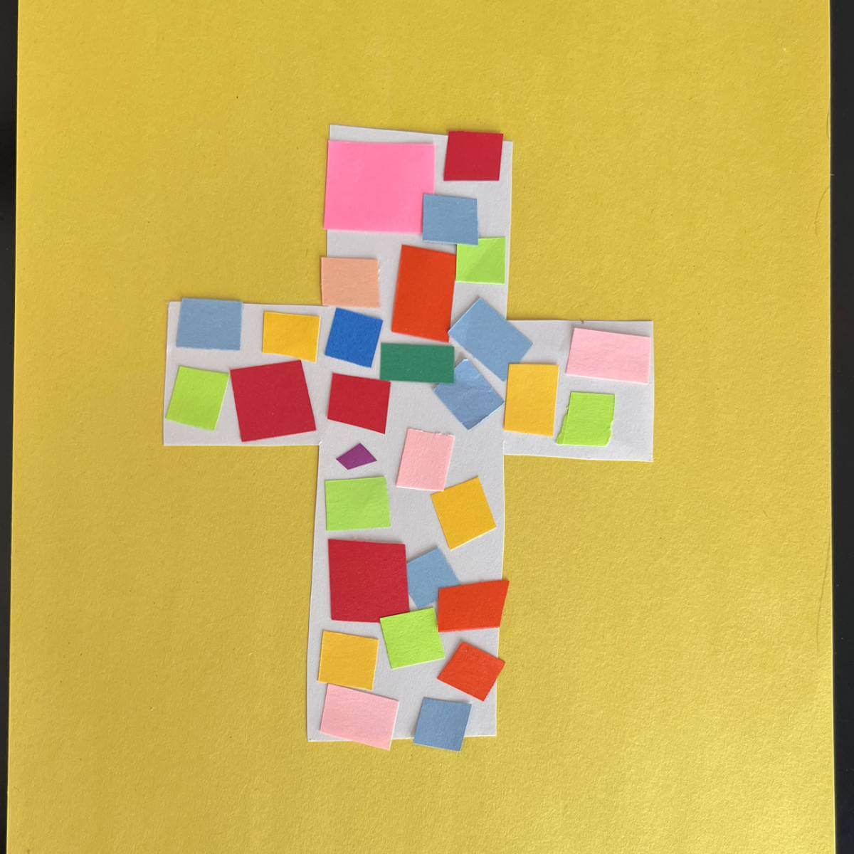 Easy Stained Glass Cross Craft for Kids of All Ages