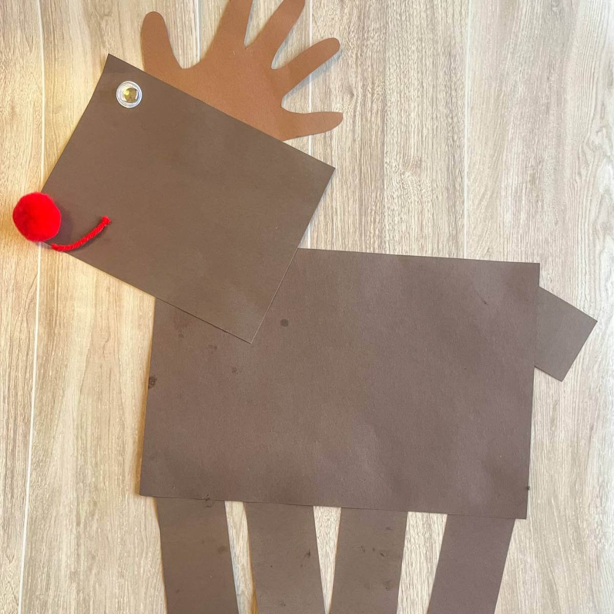Simple Reindeer Painting Craft for Preschoolers