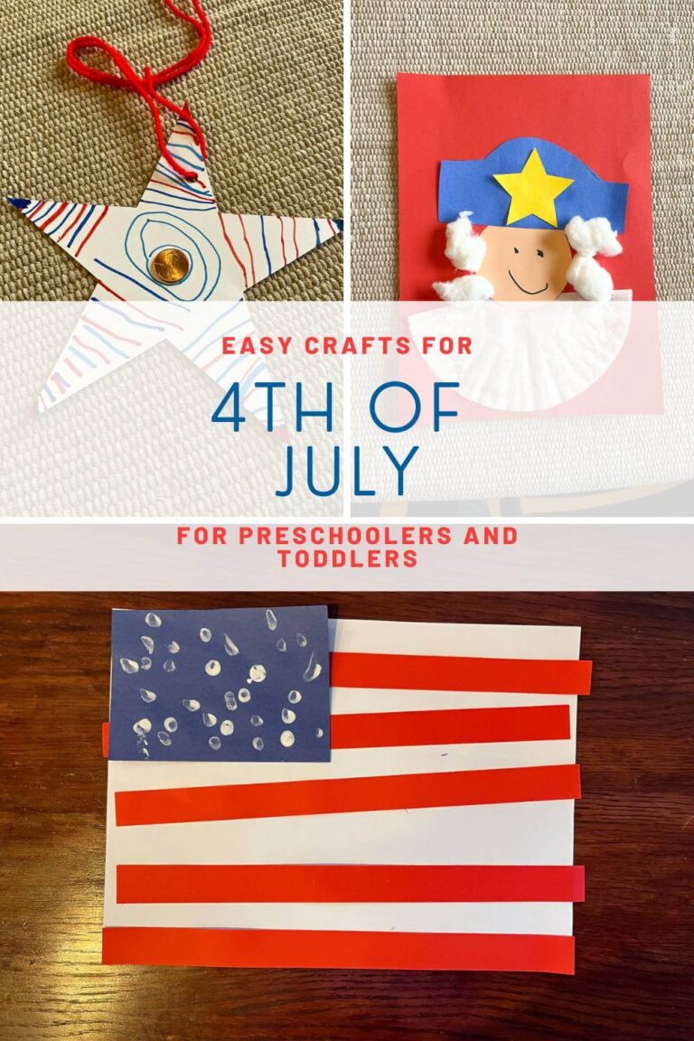 Simple 4th of July Crafts for Toddlers and Preschoolers